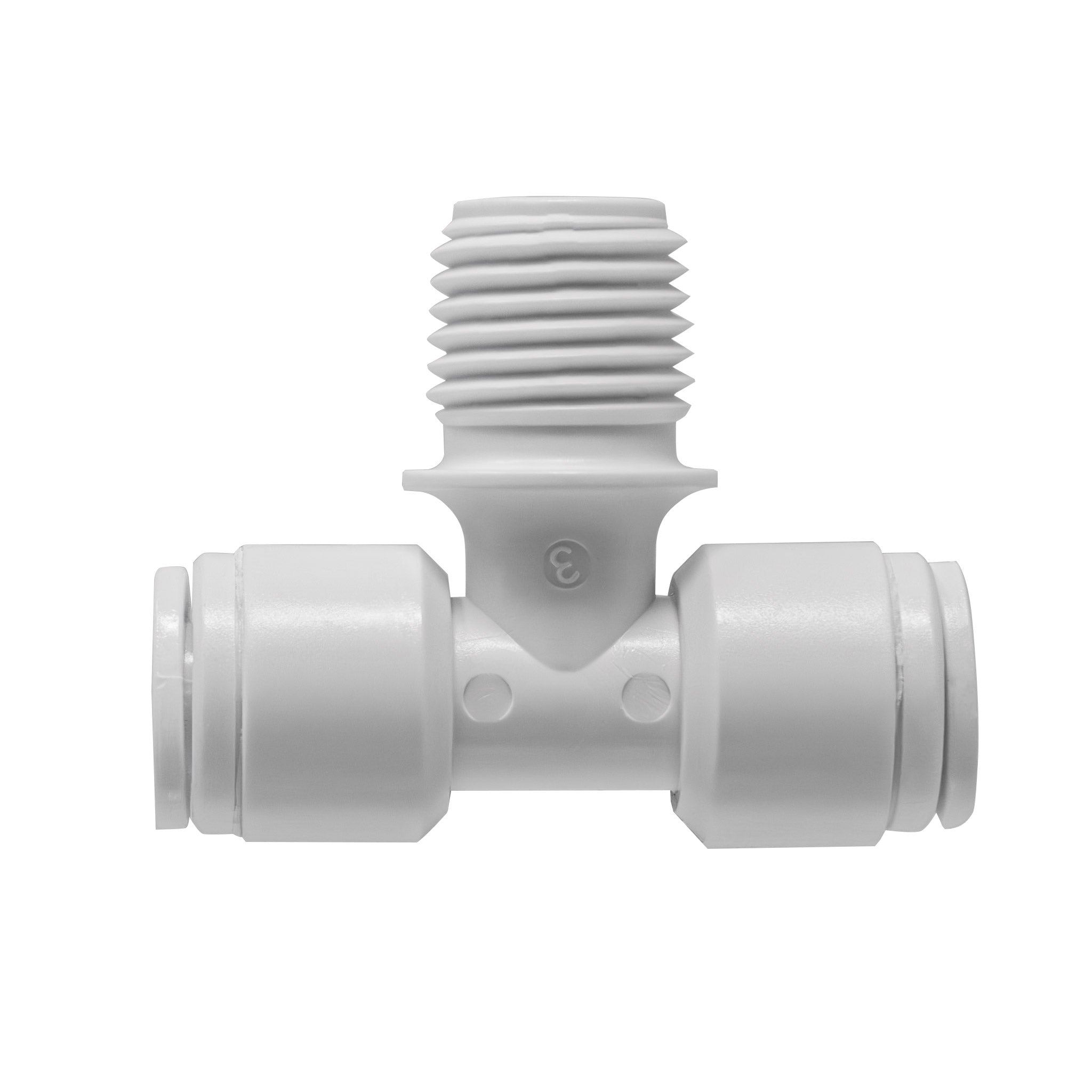 SC Quick connect male branch tee.1/4" x 1/4" quick connect x 1/4" male ...