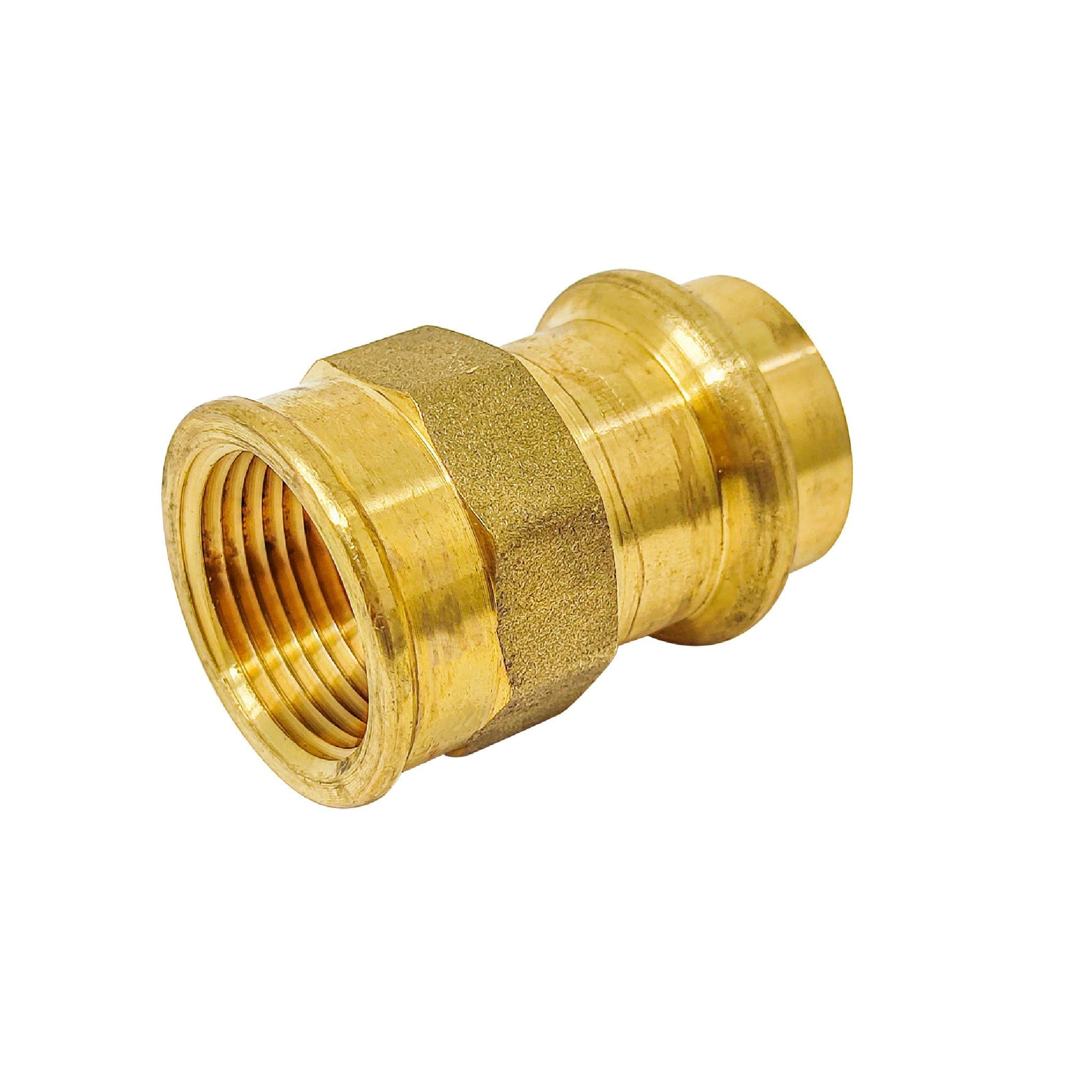 1" Lead Free Brass Press Female Adapter P x FNPT. ProPress Compatible ...