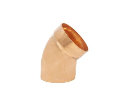 2" DWV 45° Elbow FTG X C, Wrought Copper | Metpure
